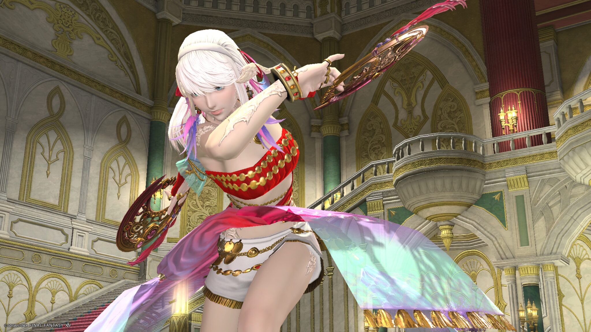 【FF14】『ジョブ専用装備AF6』踊り子「ホロス・カザク」見た目は？（ミラプリ） - Felicia's CandyBox